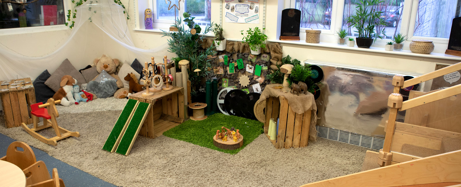Our curriculum centres on the Early Years Foundation Stage (EYFS) framework