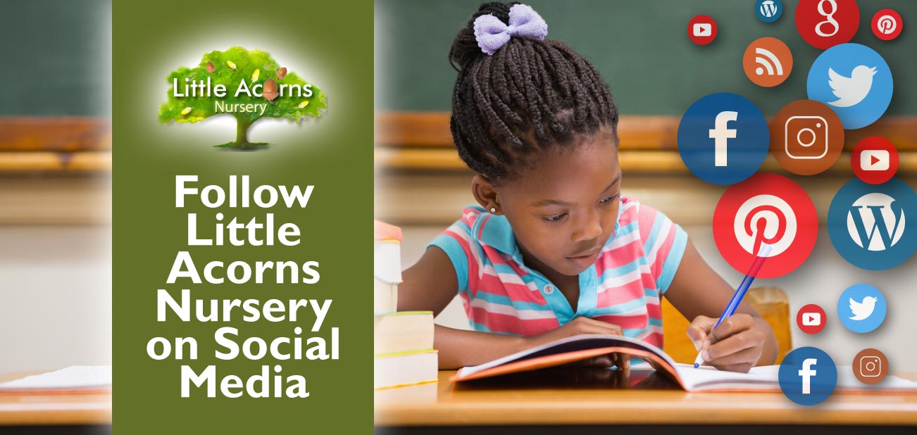 Follow Us on Social Media: Little Acorns Nursery, Clayton-le-Woods